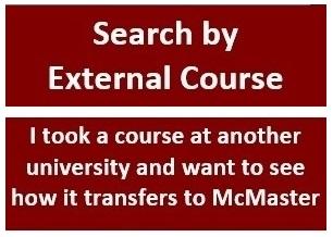 Transfer Credit Search